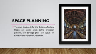 Space planning for architectures in home | PPTX