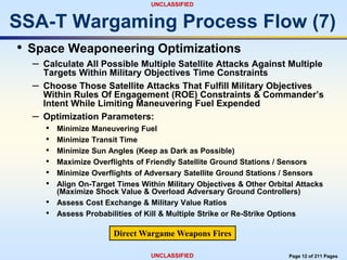 Space policy theoretical space wargame software-unclassified | PPT