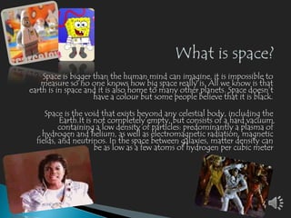 Space powerpoint | PPTX