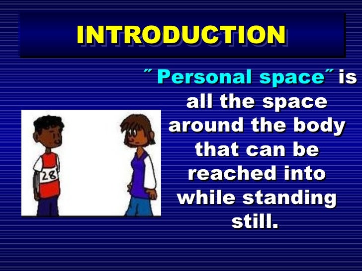 Personal space between countries