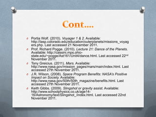 Space probes | PPTX | Space and Astronomy | Science