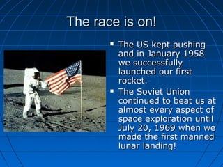 Space race[1] | PPT | Air Travel | Travel Type
