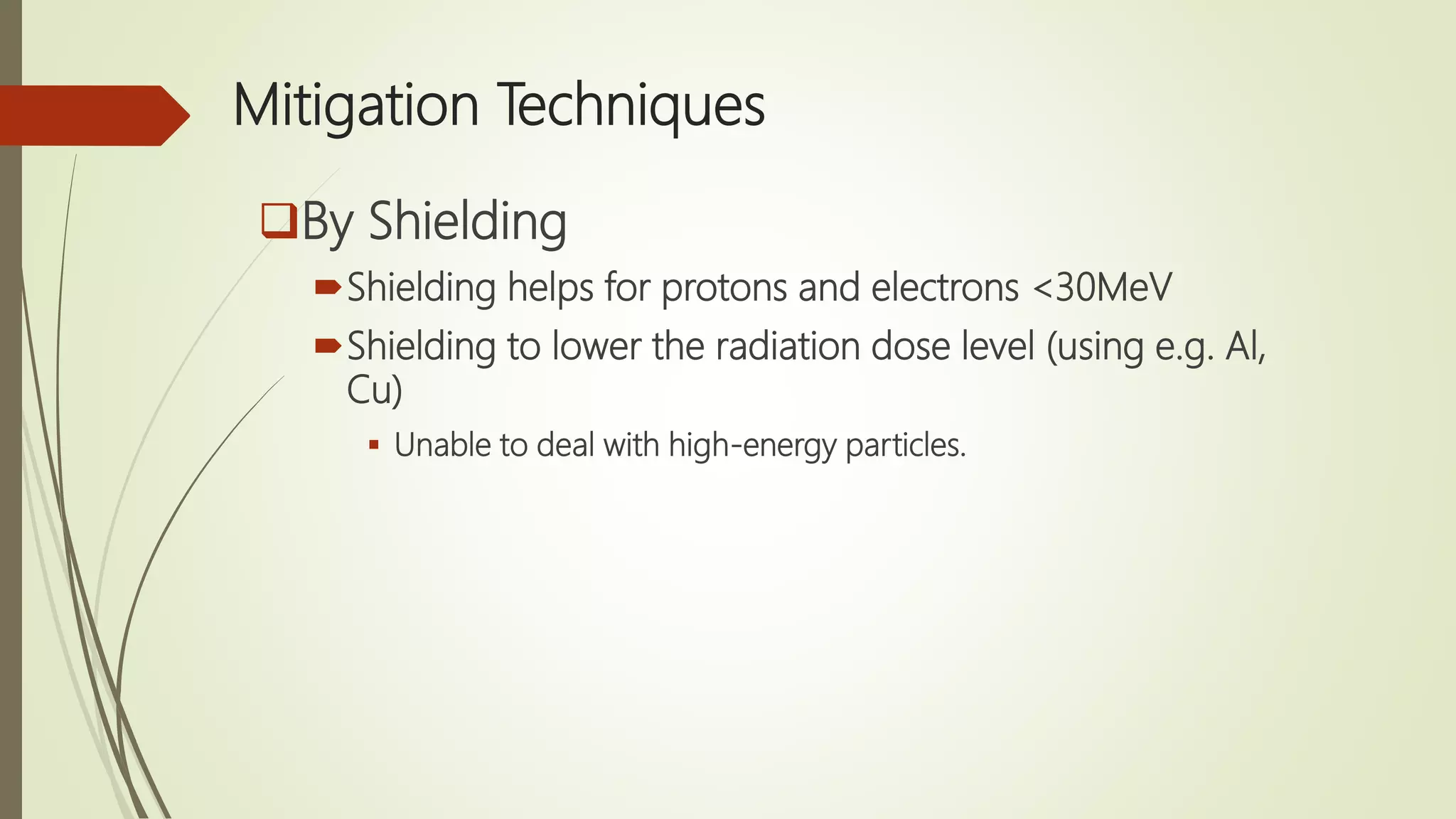 Space radiation effects on electronics and mitigation methods | PPTX