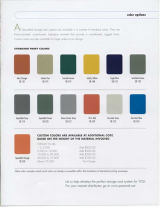 Spacerak Main Brochure | PDF