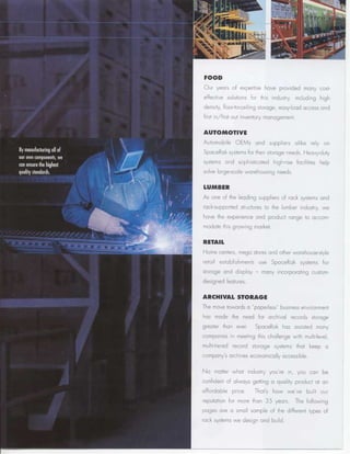 Spacerak Main Brochure | PDF