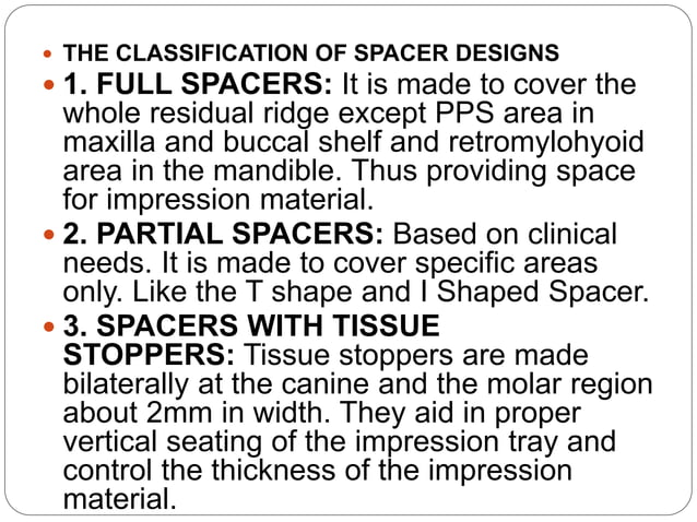 Spacer designs | PPTX