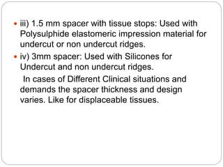 Spacer designs | PPTX