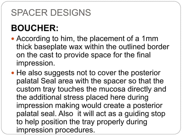 Spacer designs | PPTX