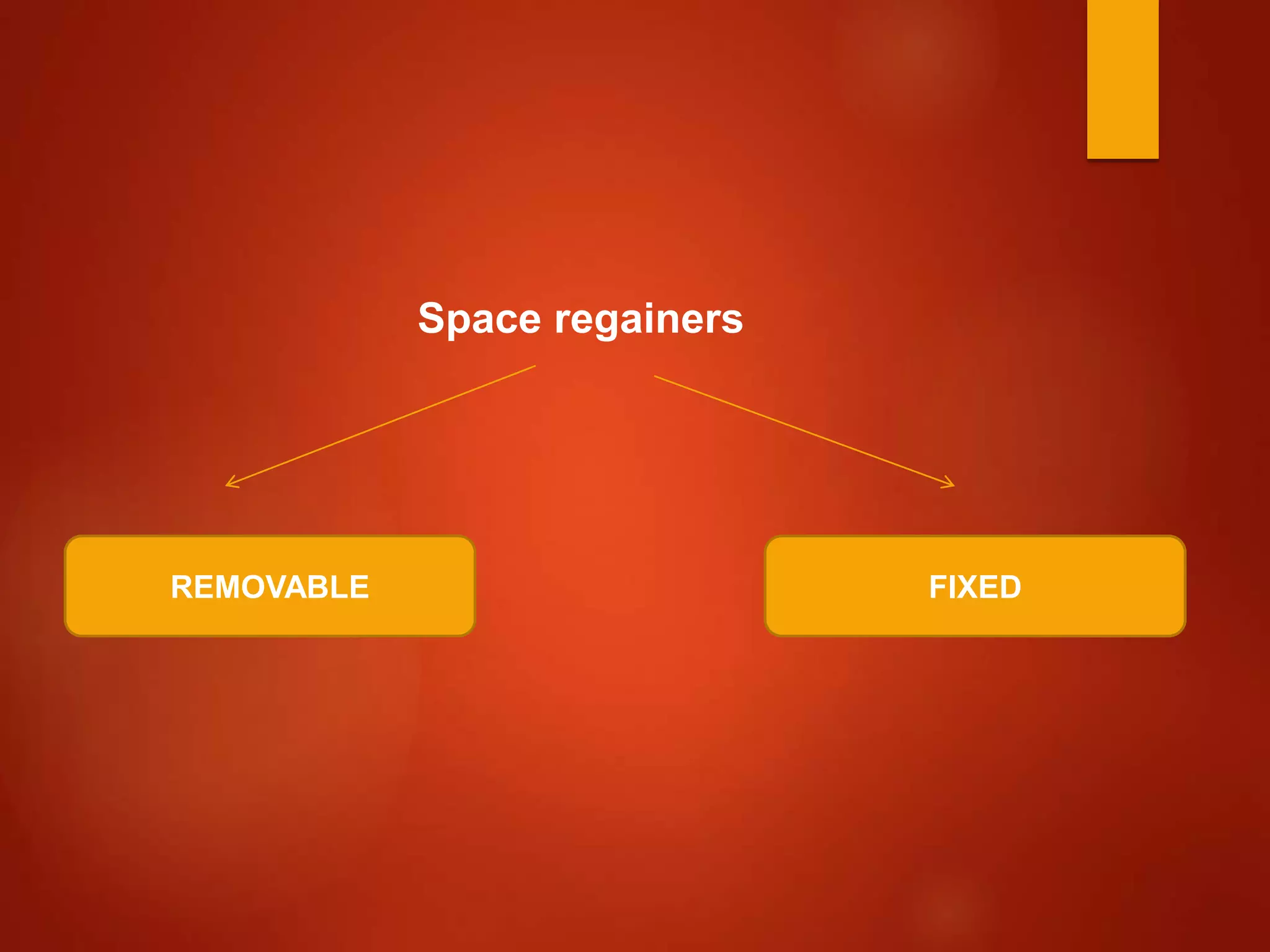 Space regainers | PPTX