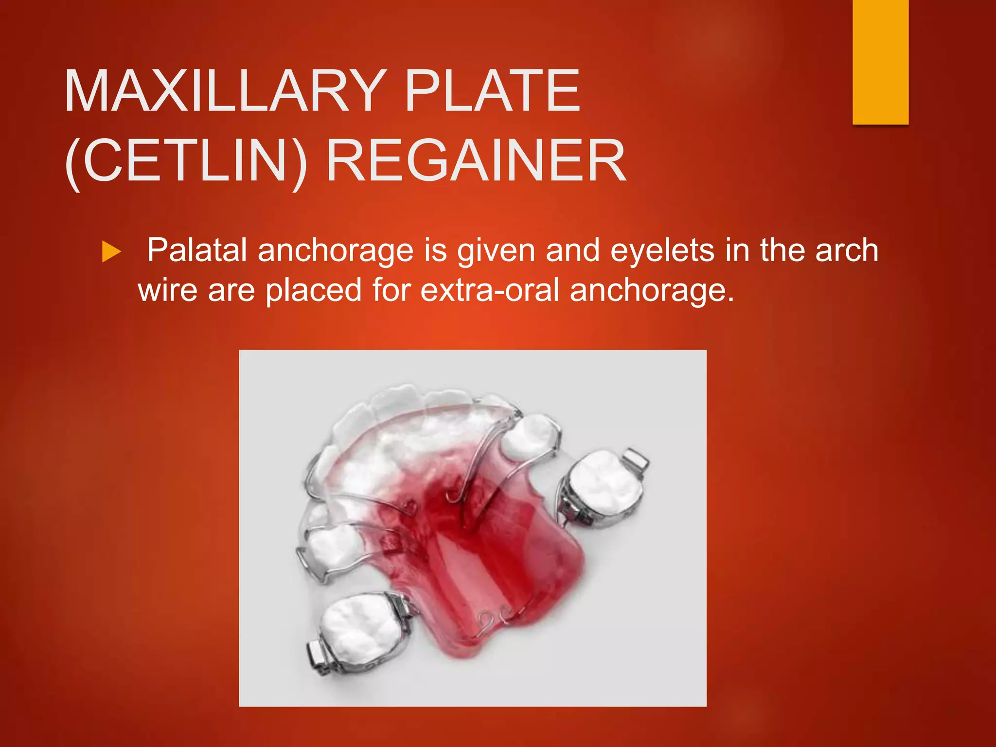 Space regainers | PPTX