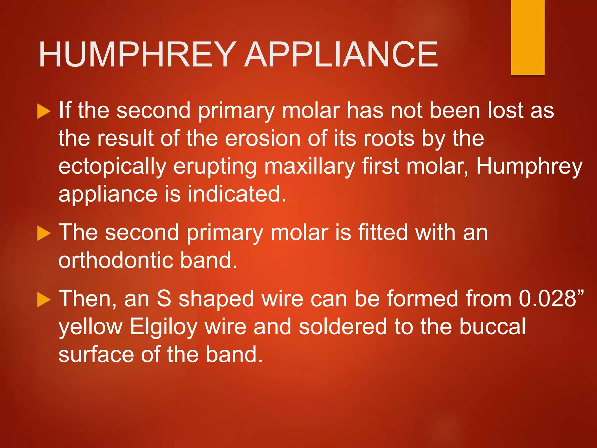 Space regainers | PPTX