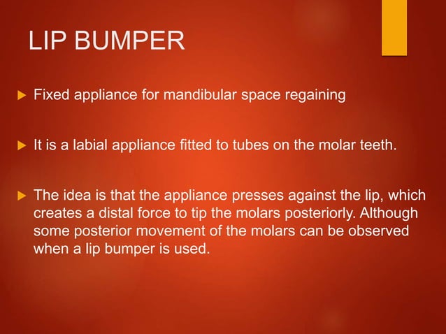 Space regainers | PPTX | Dental Health | Diseases and Conditions