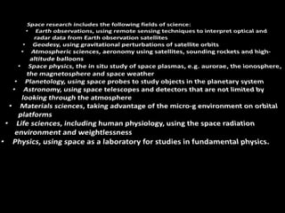 Space Research | PPTX
