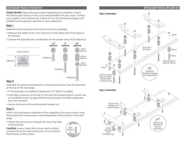 Spacer kit instructions | PPT