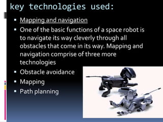 Space robotics | PPTX