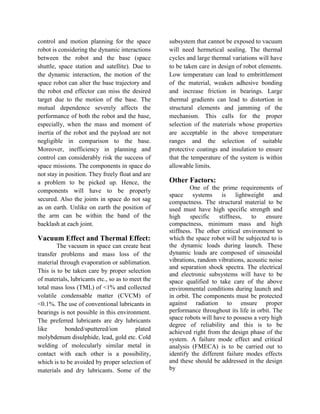 Space robotics | PDF