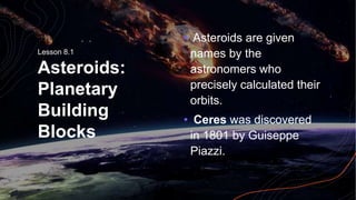 Science Grade 8-Space Rock-Meteor,Meteorites, Meteoroids | PPTX
