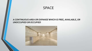 Spaces and examples | PPTX