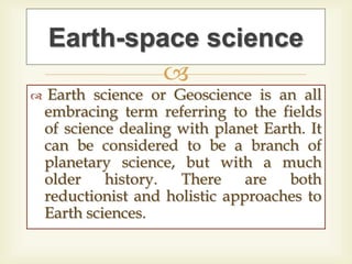 Space science | PPT