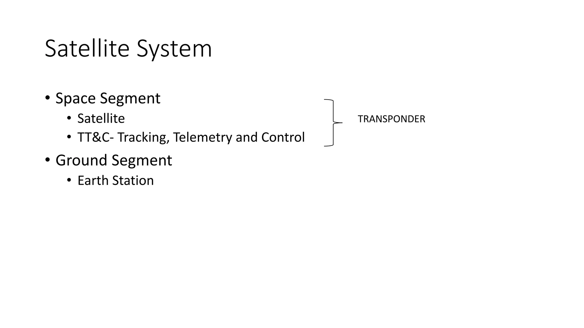 Space segment | PPTX