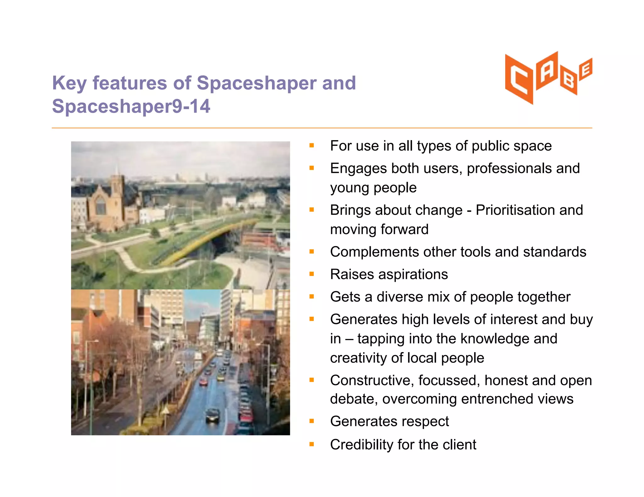 15 November Spaceshaper 9 14 introduction. ppt | PDF