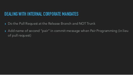 Spaceships, Pull Requests and Feature Branching - A Principles-Based approach to Software ...