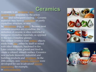 Space shuttles and ceramics | PPTX
