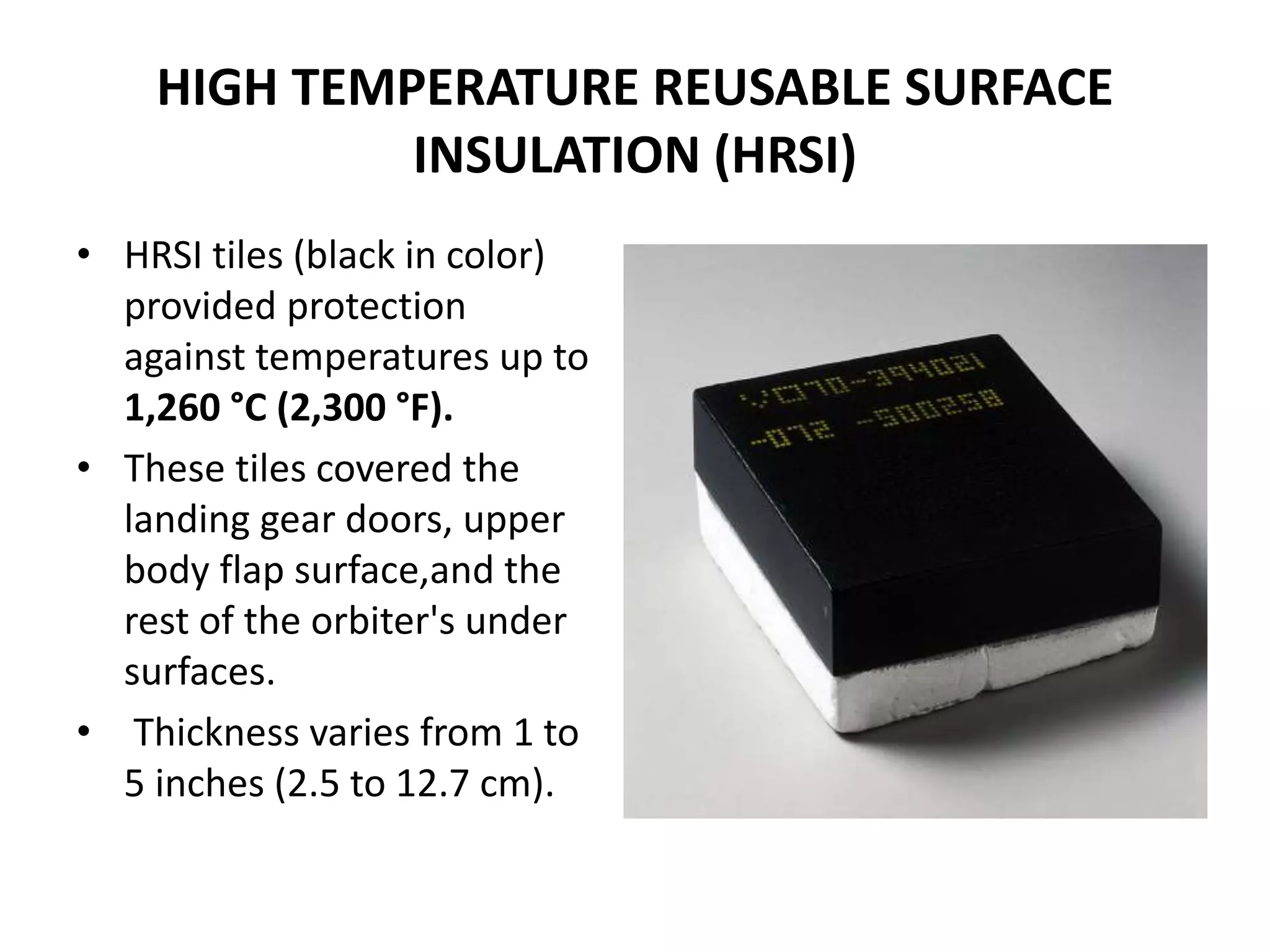Space shuttle tiles | PPTX