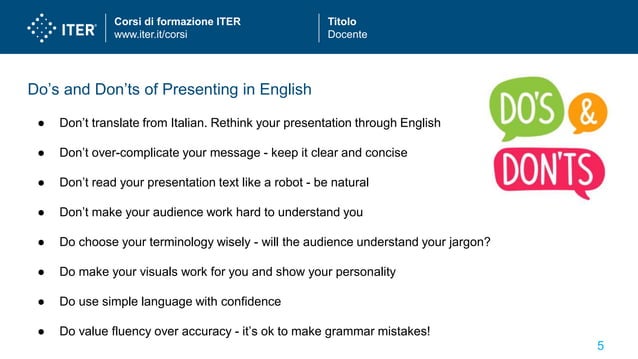 Mastering Presentations in English | PPT