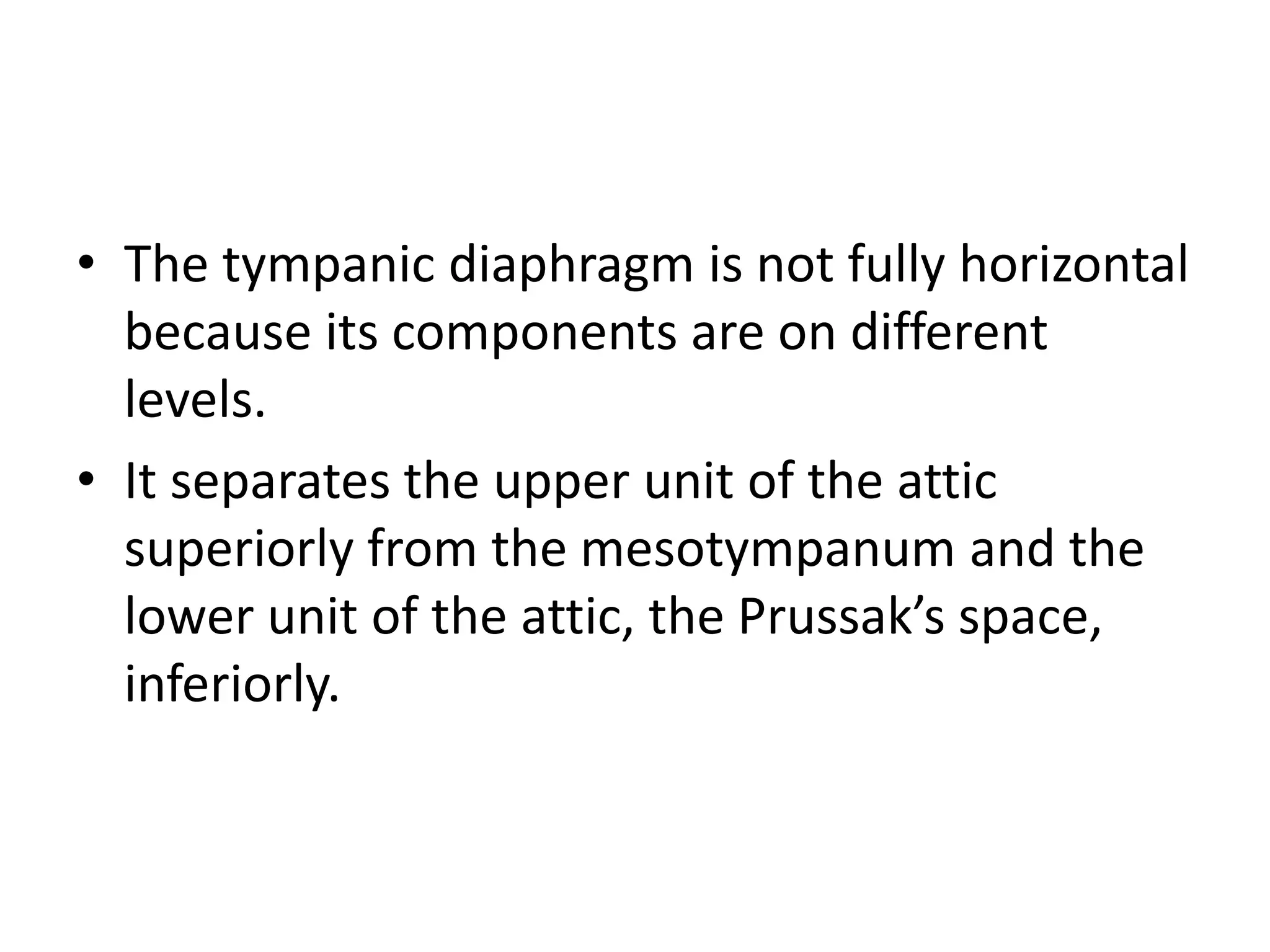 Spaces of middle ear and their surgical importance | PPTX