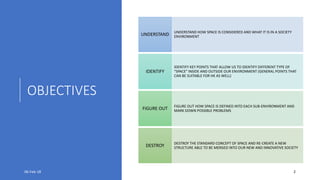Public Space - Study and Analysis | PPT