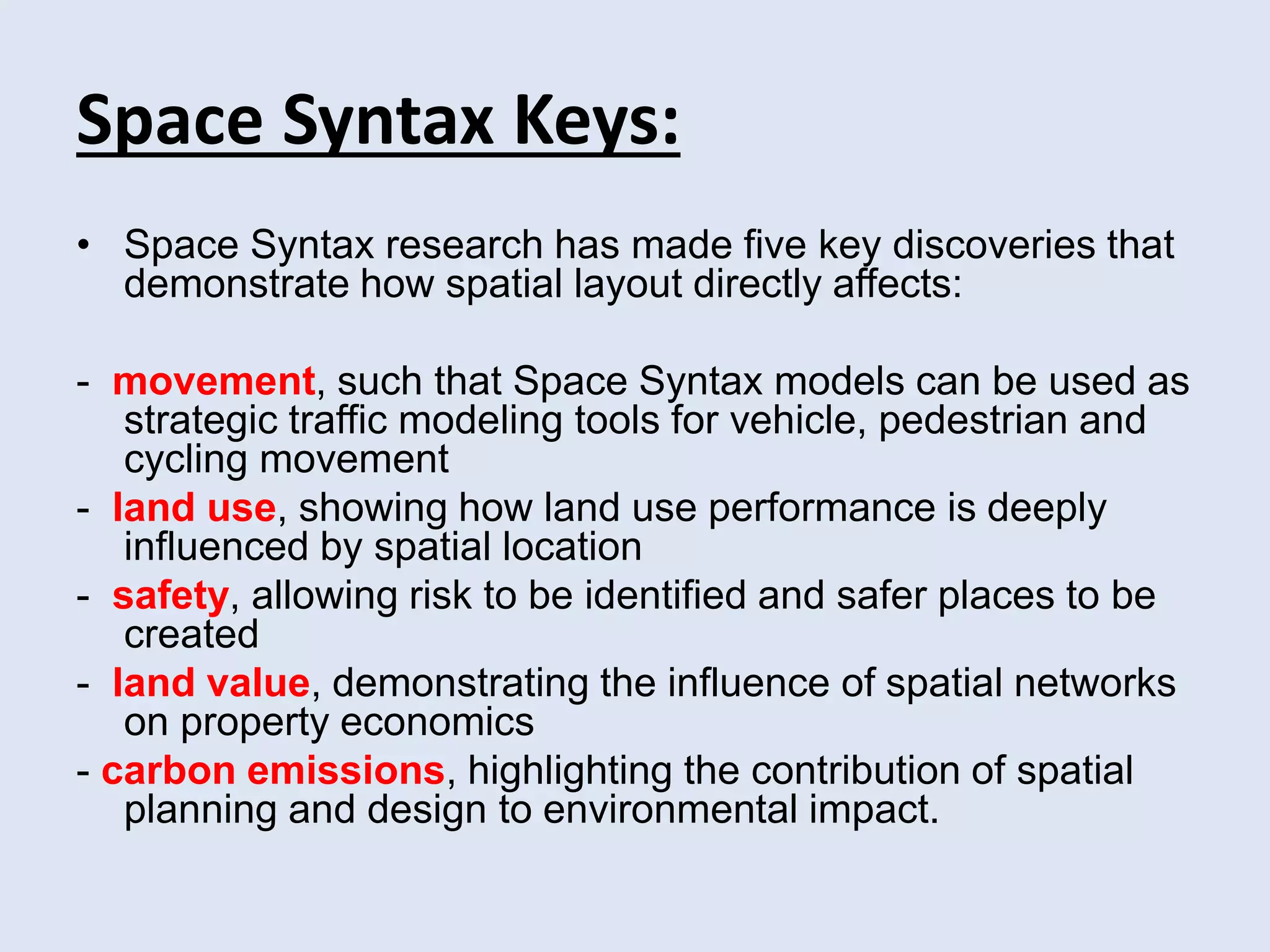 Space syntax | PPTX