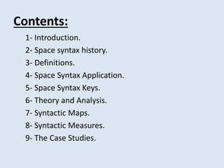 Space syntax | PPT