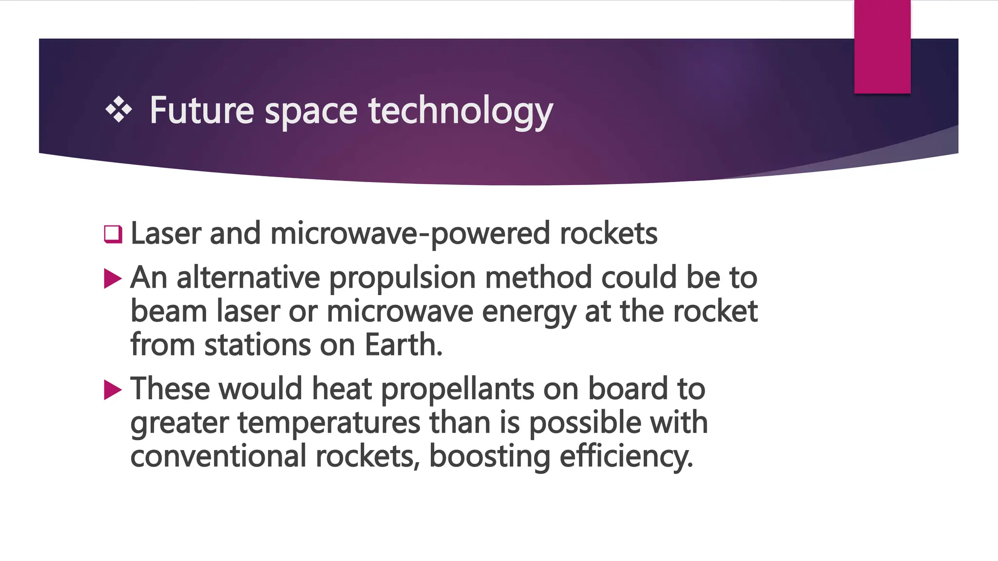 Space technology with important key points | PPTX