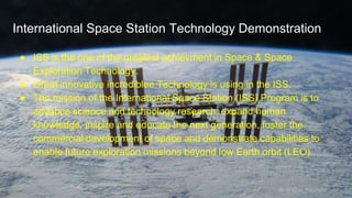 Space technology & space exploration technology | PPT