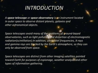 Space telescope | PPTX