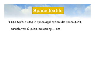 Space textiles | PDF
