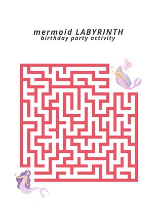 Maze Game Sheet for Kids - Activity Sheets | PDF