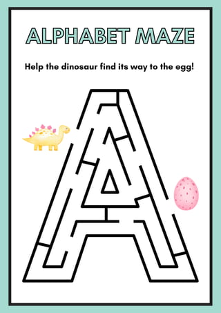 Maze Game Sheet for Kids - Activity Sheets | PDF