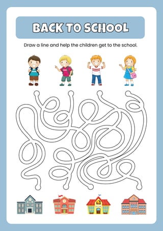 Maze Game Sheet for Kids - Activity Sheets | PDF