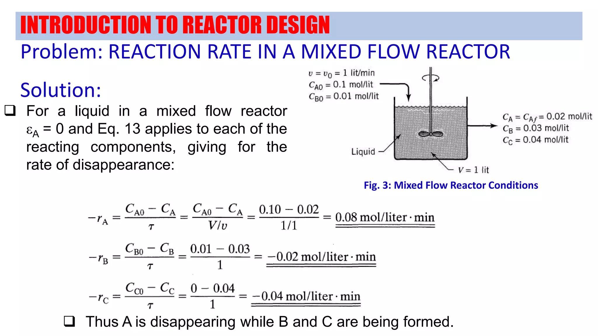 Space time and Space velocity, CSTR | PPTX