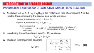 Space time and Space velocity, CSTR | PPTX