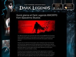 Spacetime Studios - Arcane Legends and Dark Legends | PPT