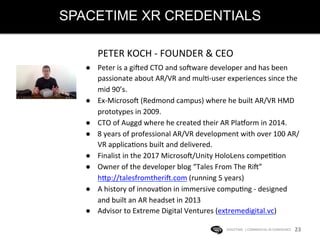 SpaceTime XR | PPT