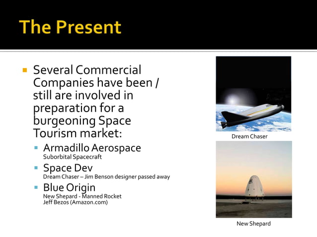 Space tourism presentation | PPTX | Air Travel | Travel Type