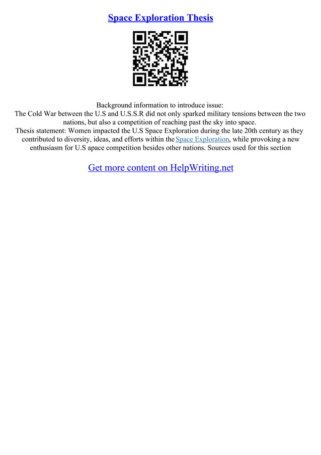 Space Travel Essay | PDF | Space and Astronomy | Science