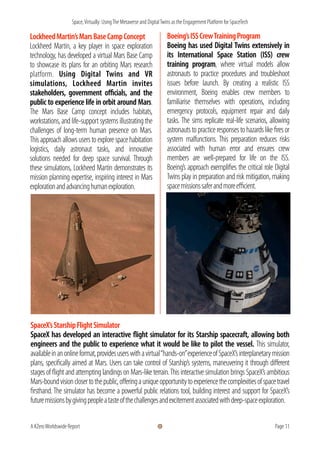 Space, Virtually - The Metaverse and Digital Twins as the Engagement Platform for SpaceTech | PDF
