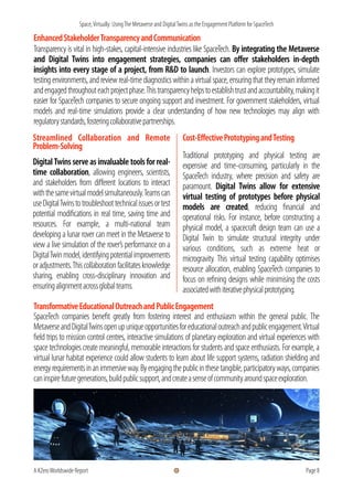 Space, Virtually - The Metaverse and Digital Twins as the Engagement Platform for SpaceTech | PDF