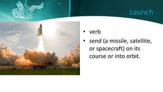 Space Vocabulary for Cady Coleman TED talk | PPT