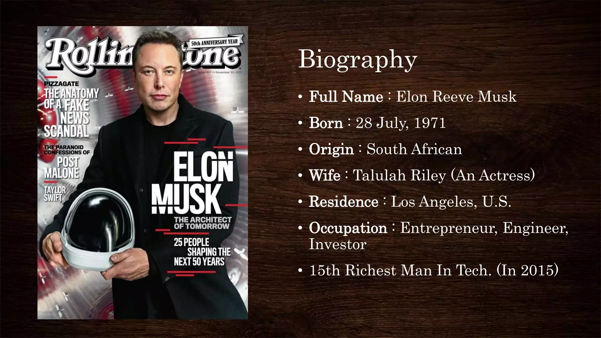 Elon musk Biography | PPTX